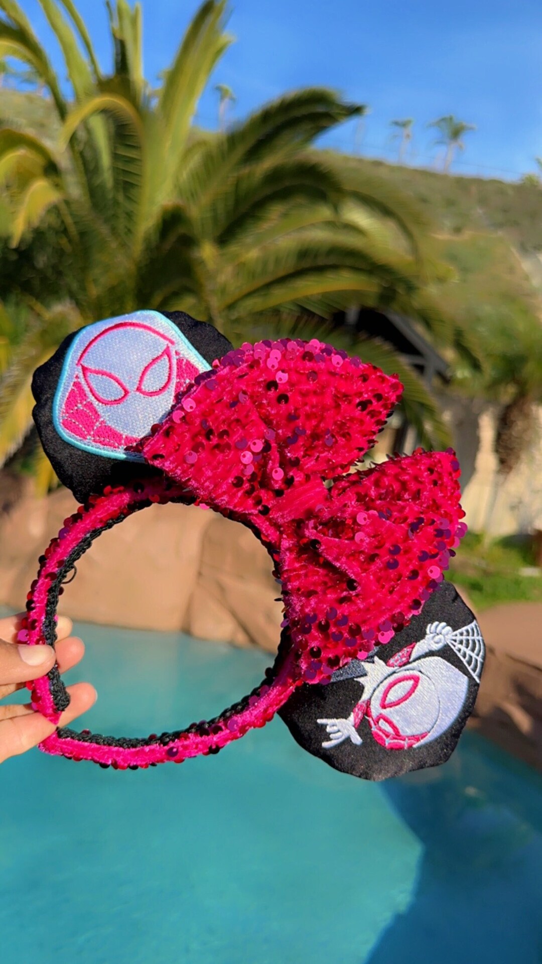 Spider Gwen Embroidery Design Mouse Ears - Etsy