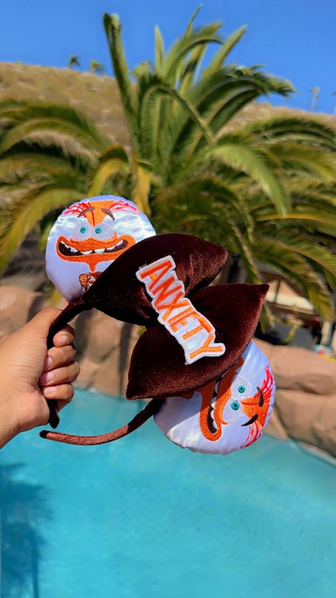 Anxiety Inside Out Embroidery Ears - Etsy