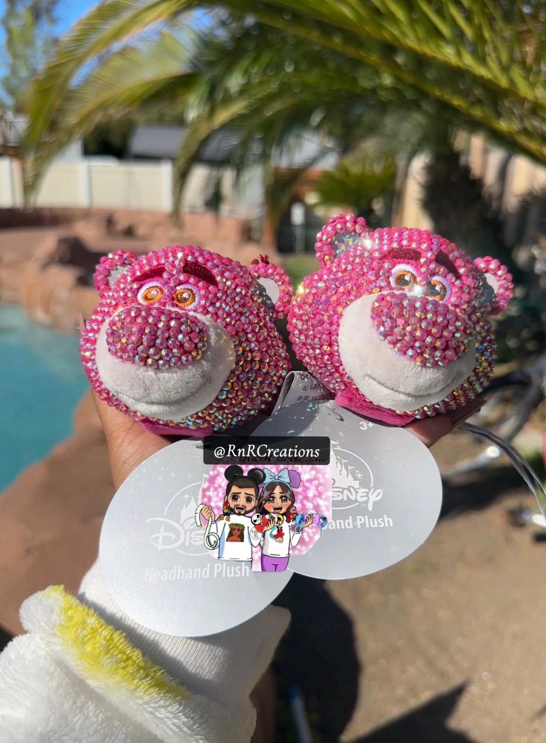 Lotso - From Toy Story- Bedazzle Headband Ears - Etsy