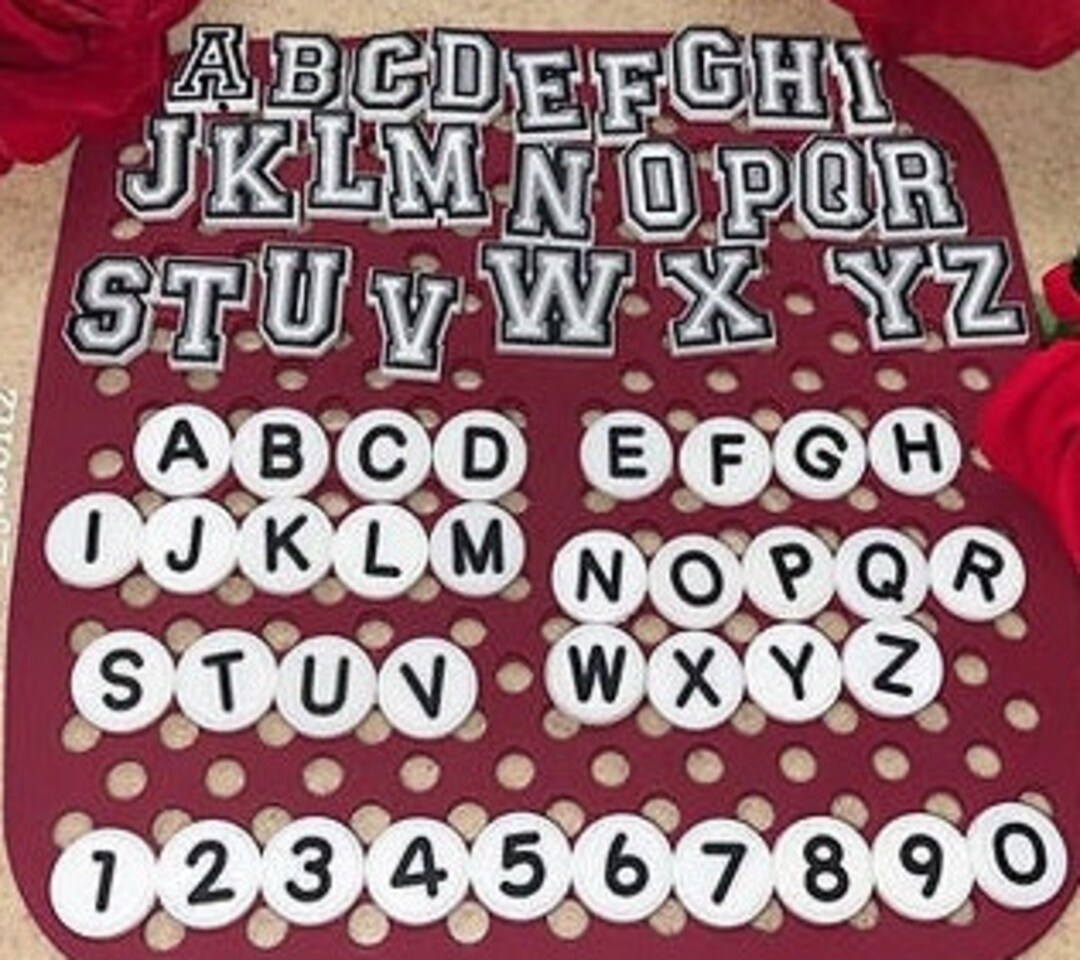 Letters & Numbers Croc Charms - Etsy