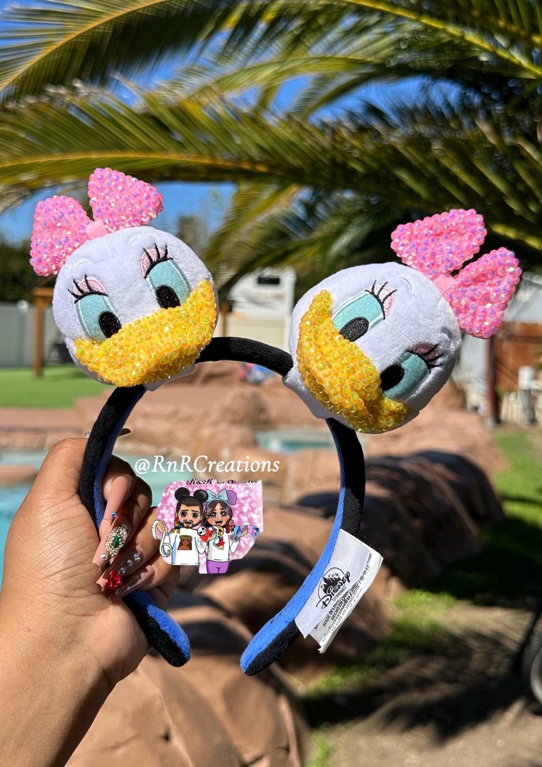 Daisy Duck - Bedazzle Headband Ears - Etsy
