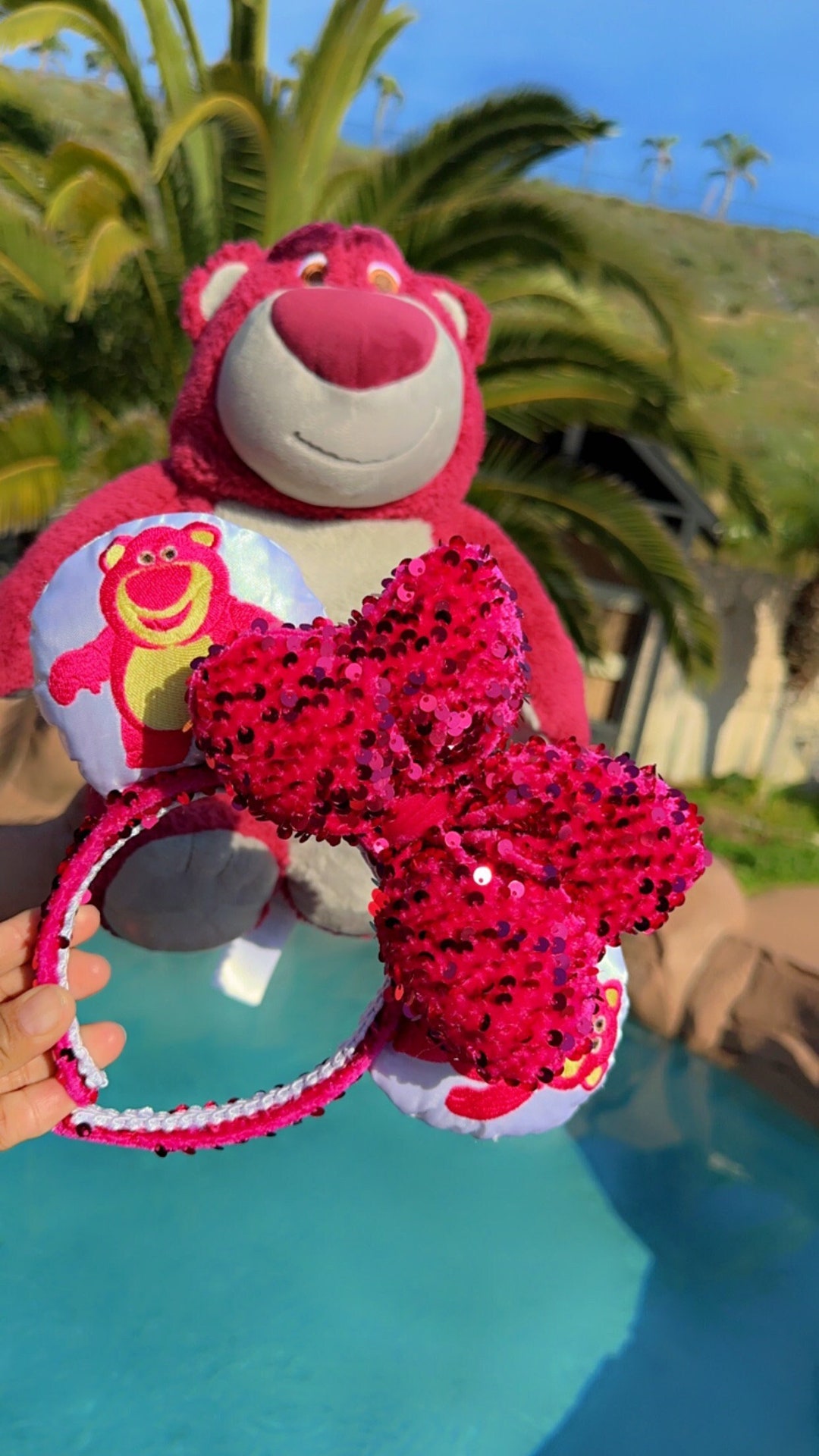 Lotso Bear Embroidery Design Mouse Ears - Etsy