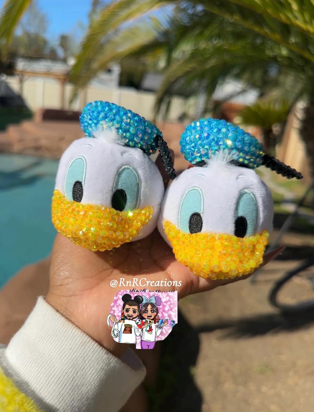Donald Duck - Bedazzle Headband Ears - Etsy