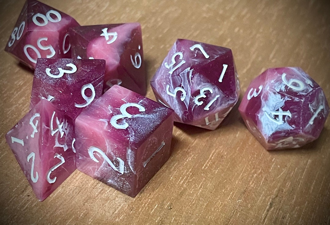 Orion Nebula 7 Pc. Polyhedral Dice for D&D, Pathfinder, Tabletop Games ...