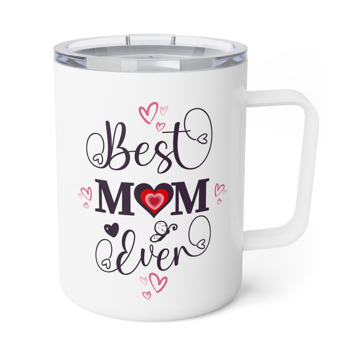 Best Mom Ever Insulated Coffee Mug 10oz, Gifts for Mom, First Time Mom ...