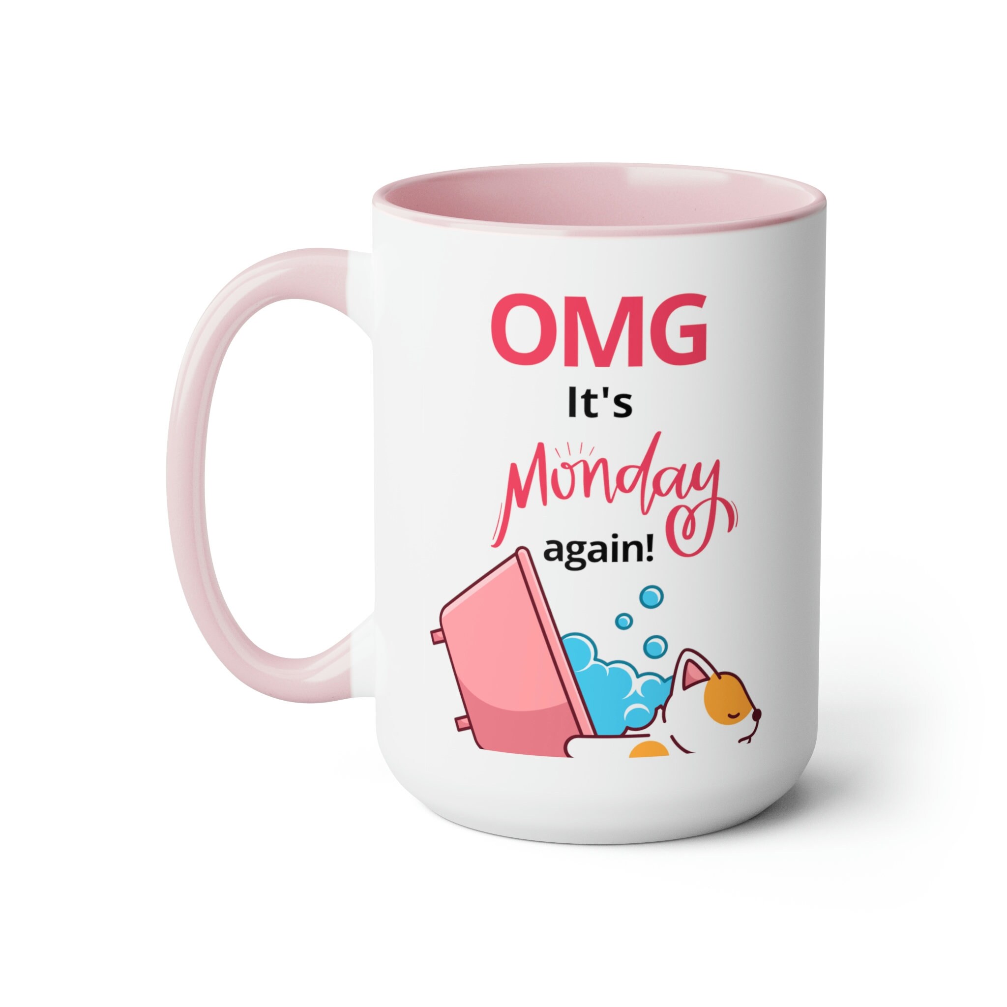 OMG It's Monday Again Funny Mug Adult Humor Gifts for - Etsy
