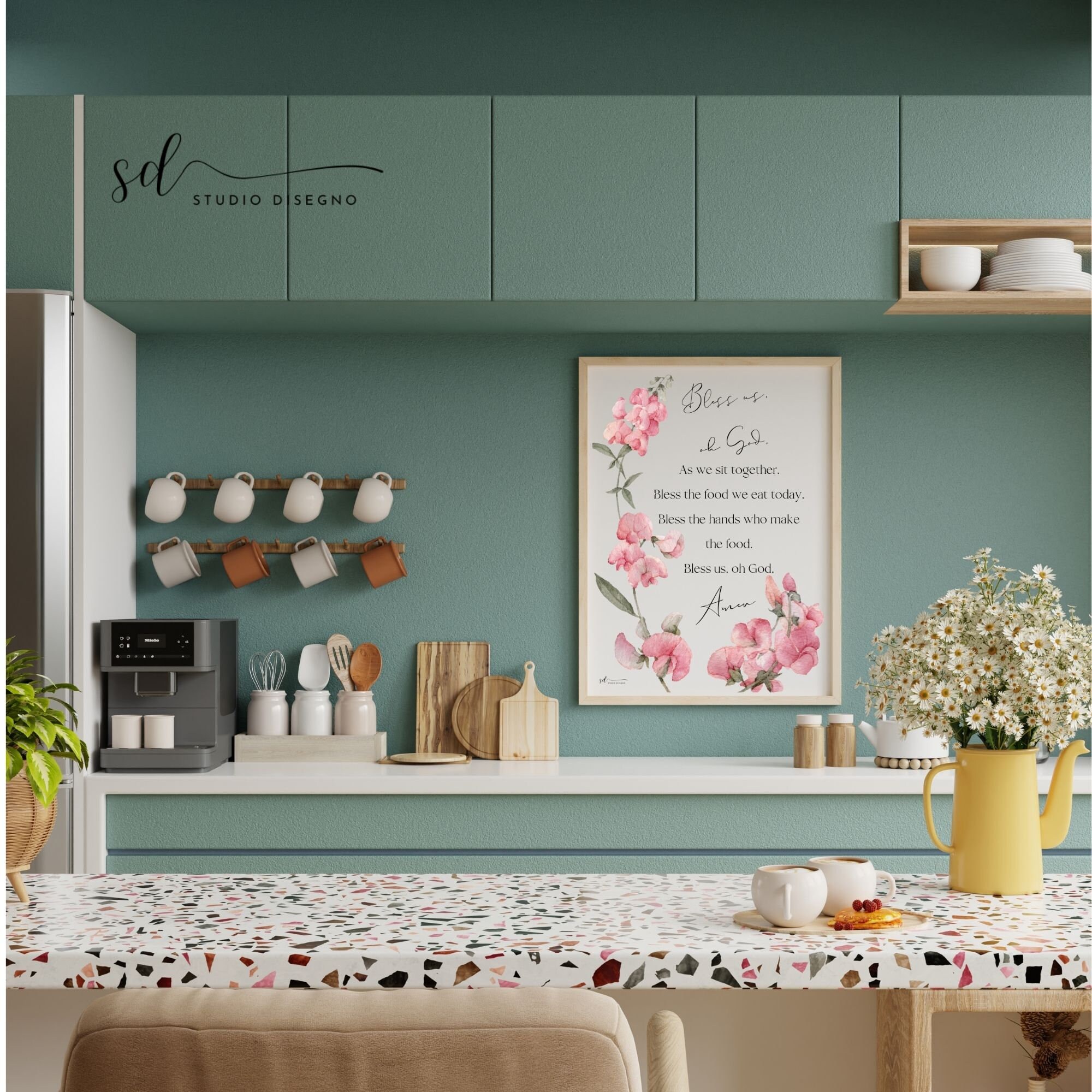 Grace Before Meals, Prayer Before Eating, Catholic Prayer, Digital ...