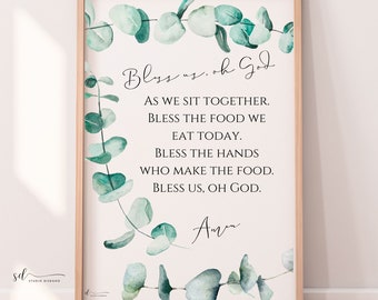 Bless Us, Grace Before Meals, Prayer Before Eating, Catholic Prayer ...