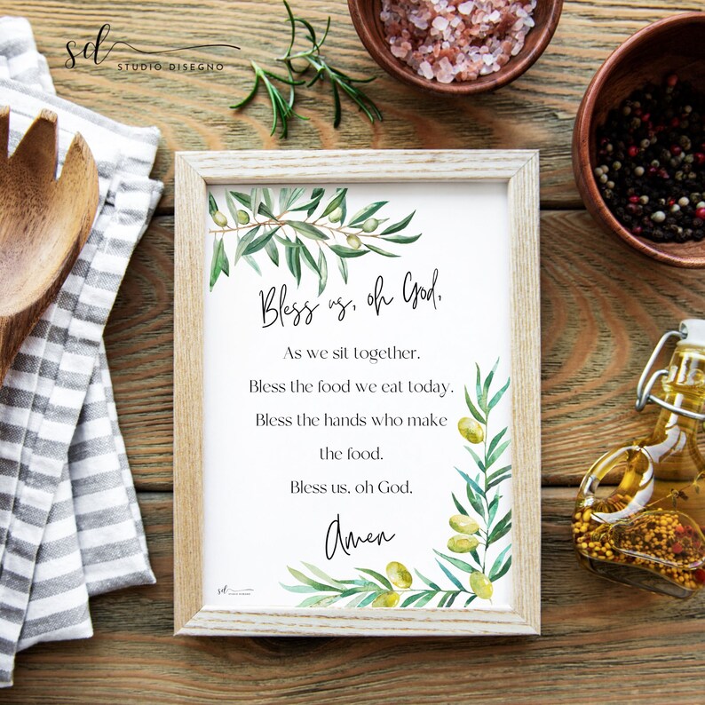 Bless Us, Grace Before Meals, Prayer Before Eating, Catholic Prayer ...