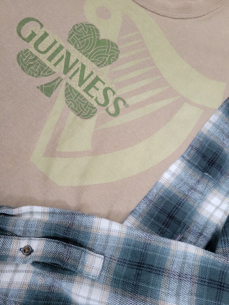 Guinness Flannel Top - Etsy