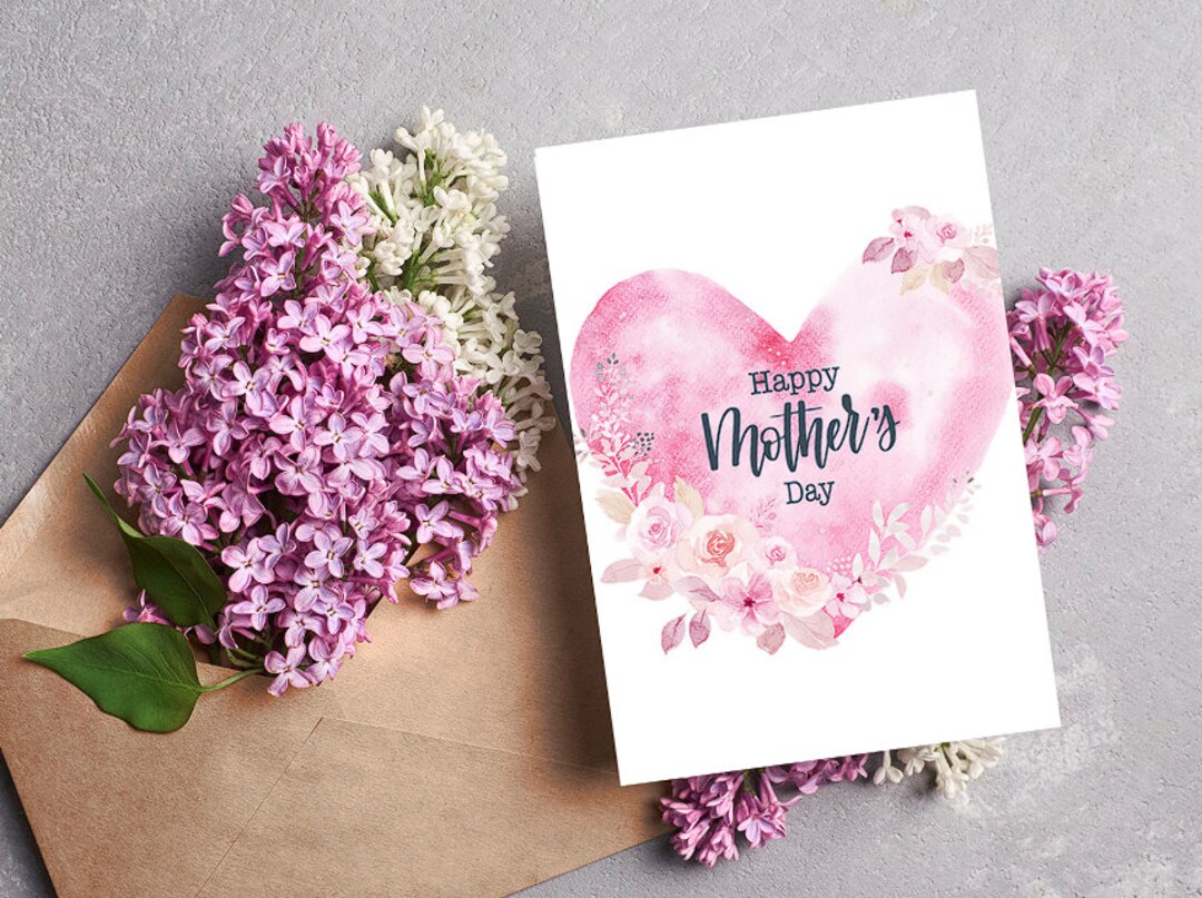 Digital Mother's Day Card, Printable Mother's Day Card, Digital ...