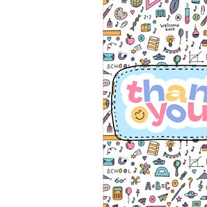 Digital Thank You Card, Printable Thank You, Teacher Appreciation Card ...