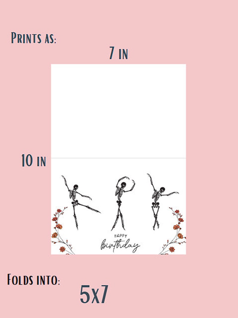 Digital Birthday Card, Printable Birthday Card, Printable Card, Digital ...