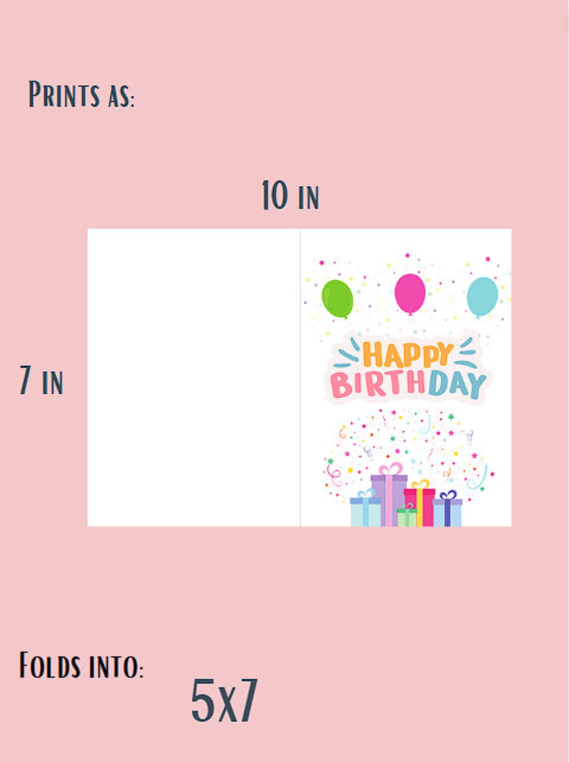 Digital Birthday Card, Printable Birthday Card, Printable Card, Digital ...