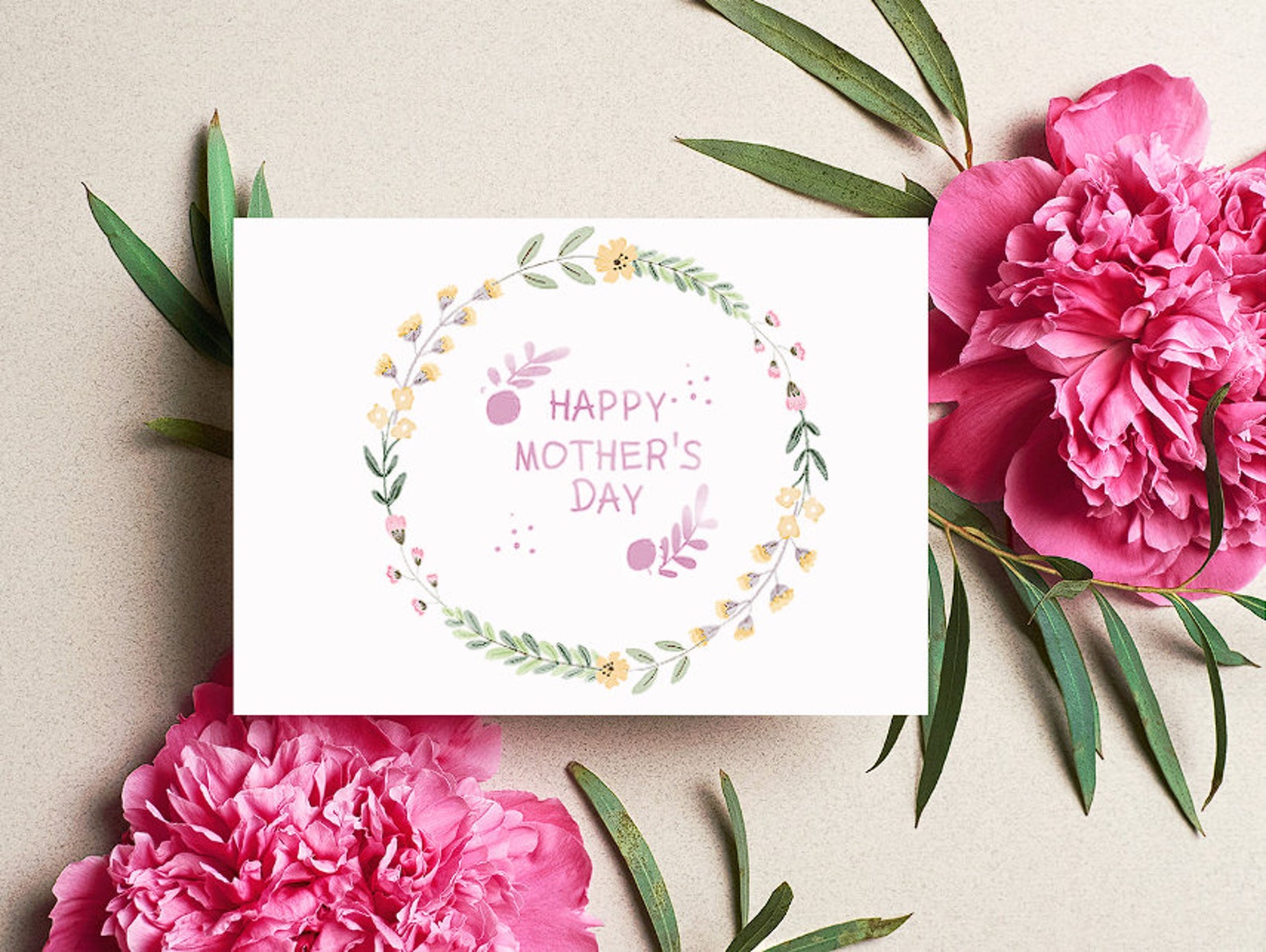 Digital Mother's Day Card, Printable Mother's Day Card, Digital ...