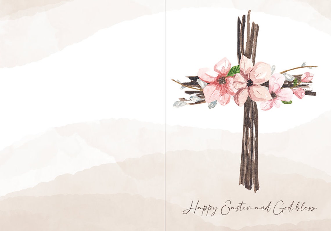 Digital Printable Easter Card, Printable Card, Digital Card, Digital ...