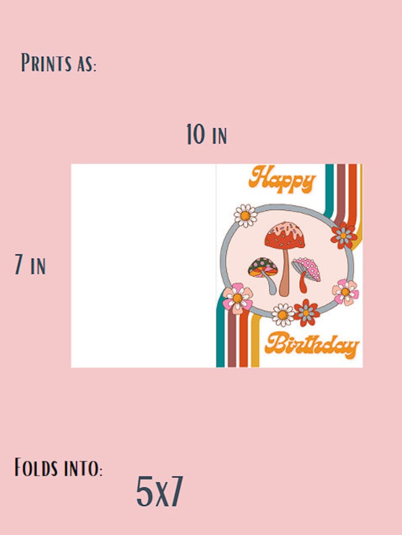 Digital Birthday Card Printable Birthday Card Printable - Etsy