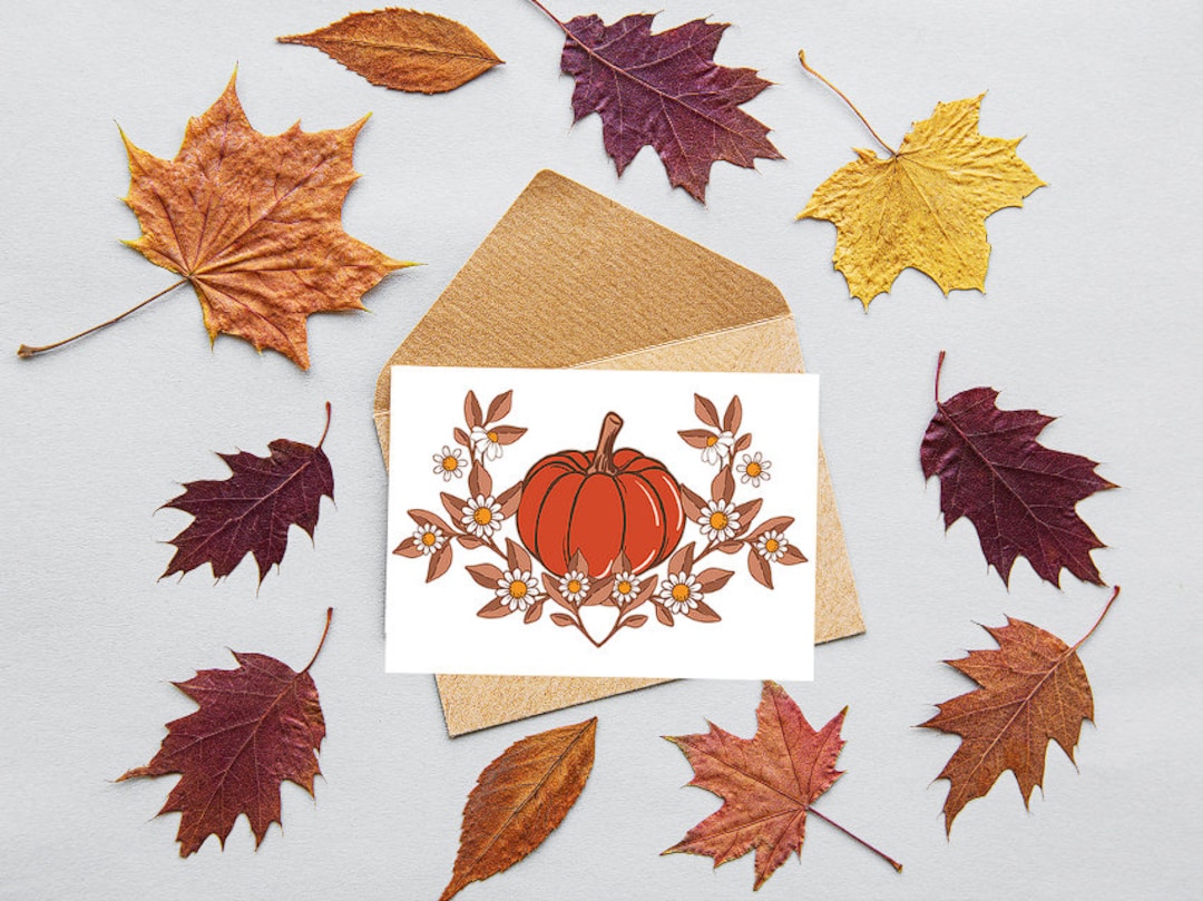 Digital Card, Printable Card, Printable Fall Card, Digital Card ...