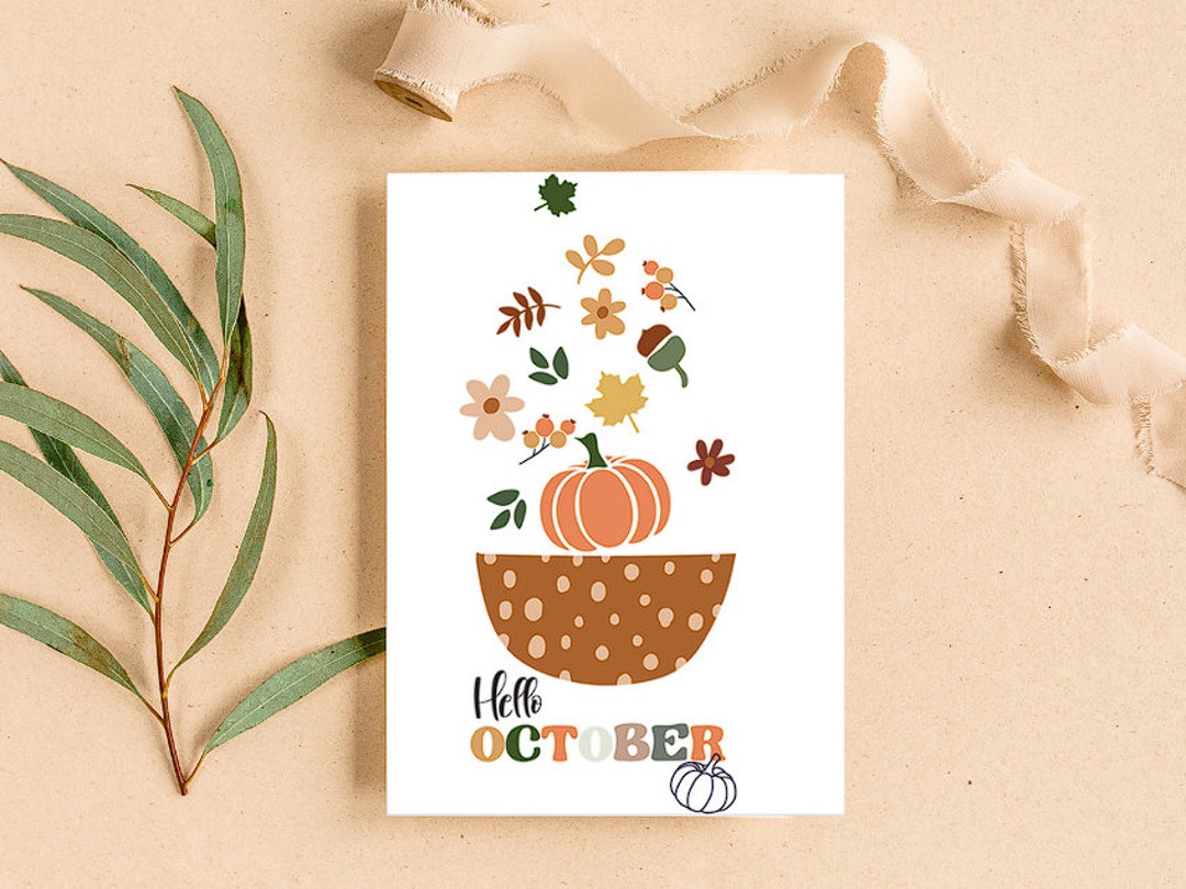 Digital Thanksgiving Card, Printable Thanksgiving Card, Happy ...
