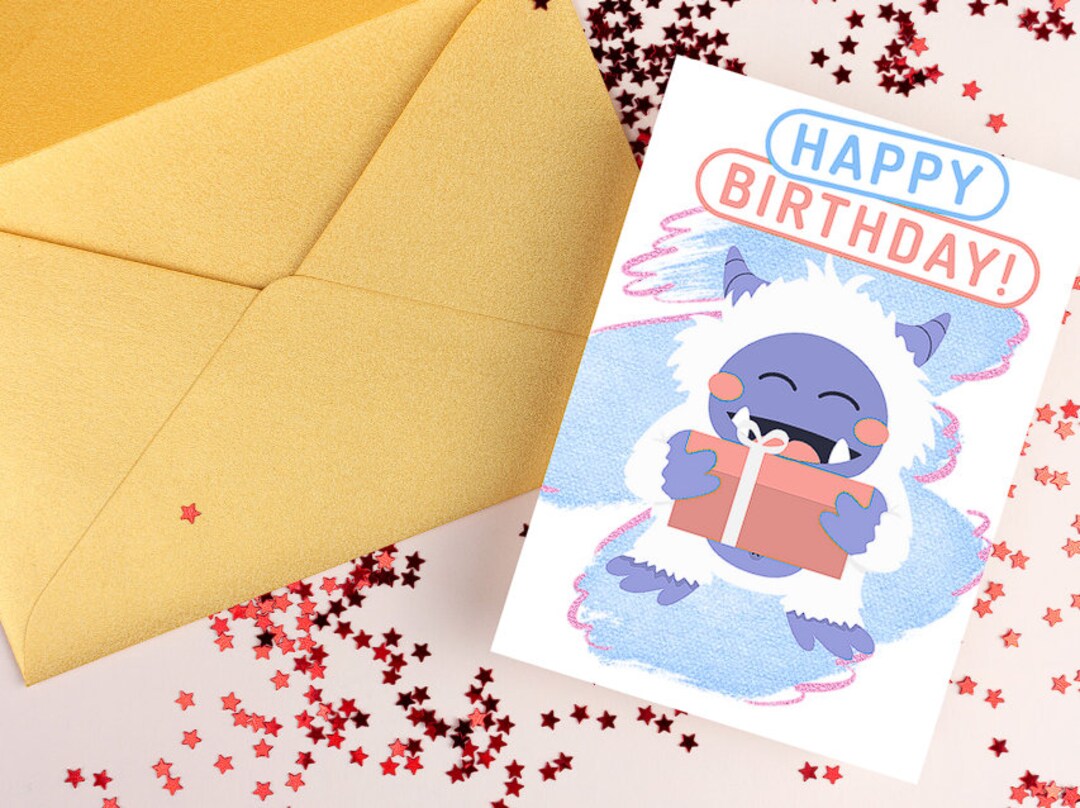Digital Birthday Card, Printable Birthday Card, Printable Card, Digital ...