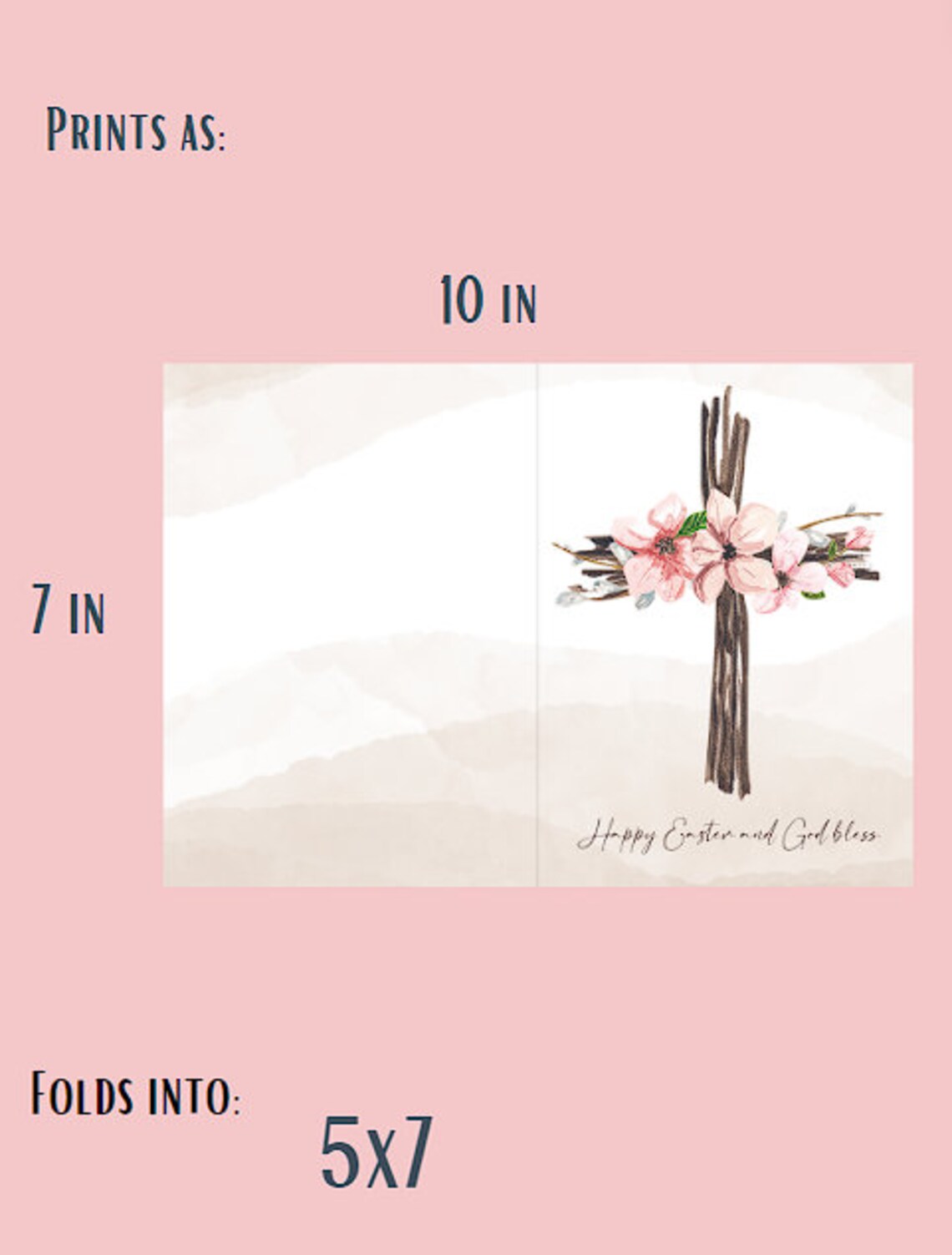 Digital Printable Easter Card, Printable Card, Digital Card, Digital ...