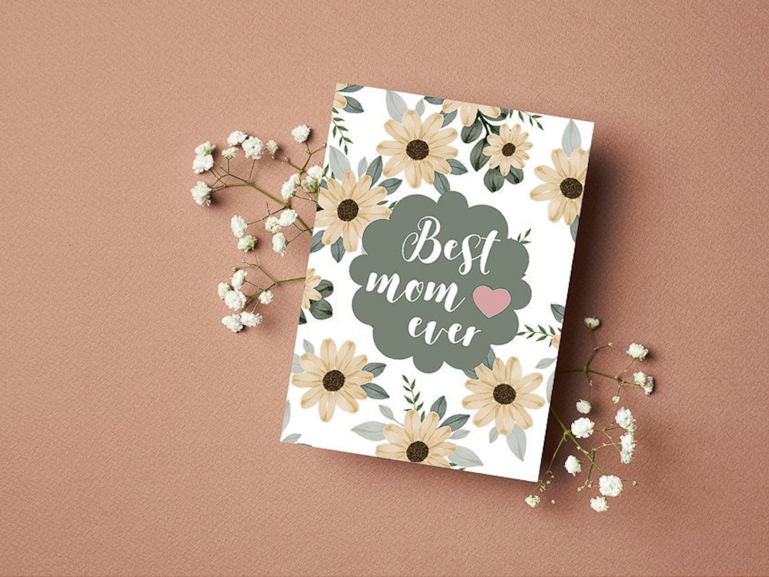 Digital Mother's Day Card, Printable Mother's Day Card, Digital ...