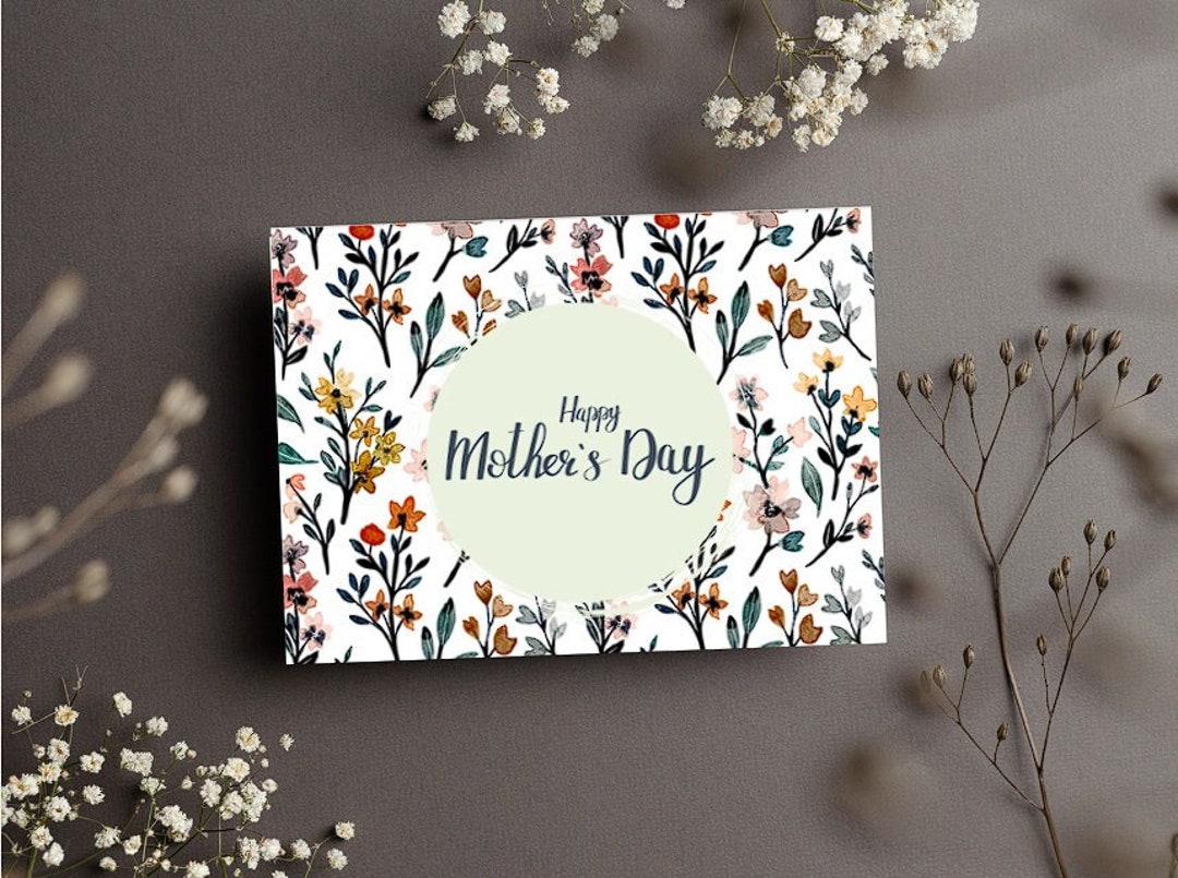 Digital Mother's Day Card, Printable Mother's Day Card, Digital ...