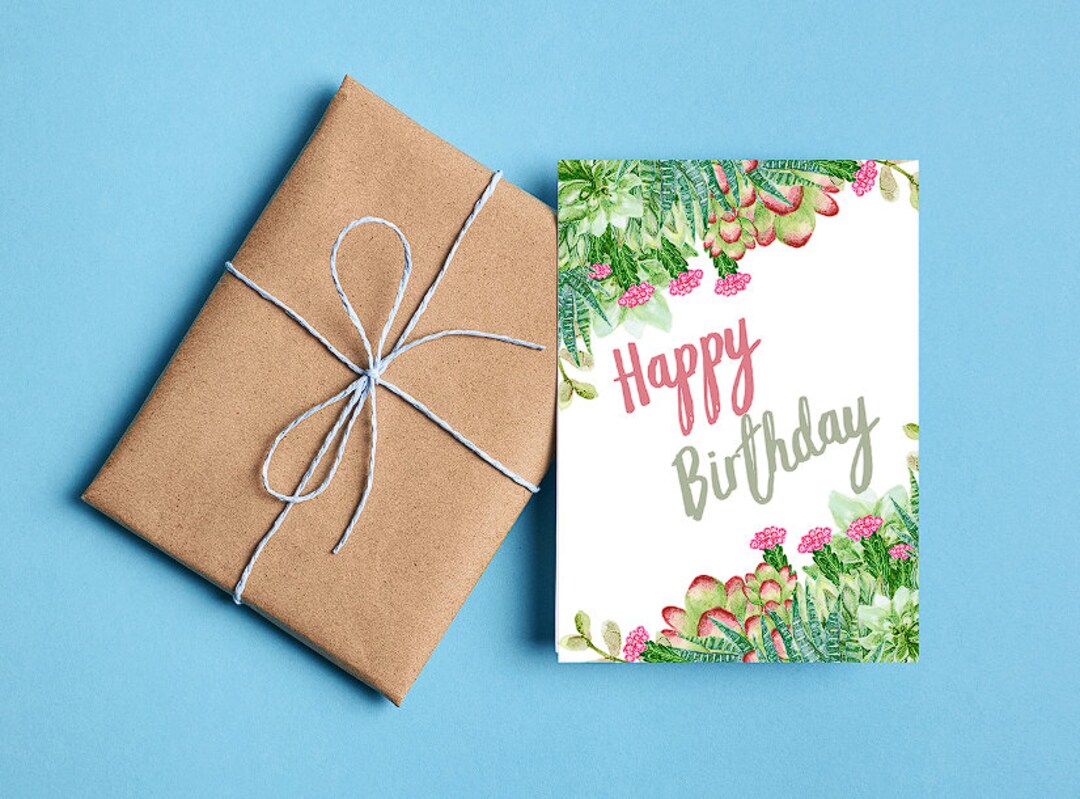 Digital Birthday Card, Printable Birthday Card, Printable Card, Digital ...
