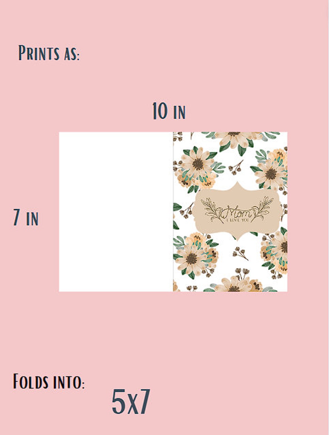 Digital Mother's Day Card, Printable Mother's Day Card, Digital ...