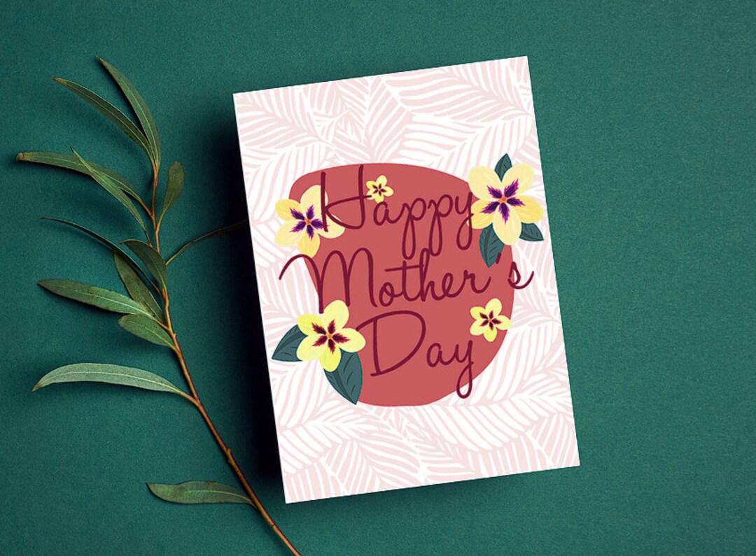 Digital Mother's Day Card, Printable Mother's Day Card, Digital ...