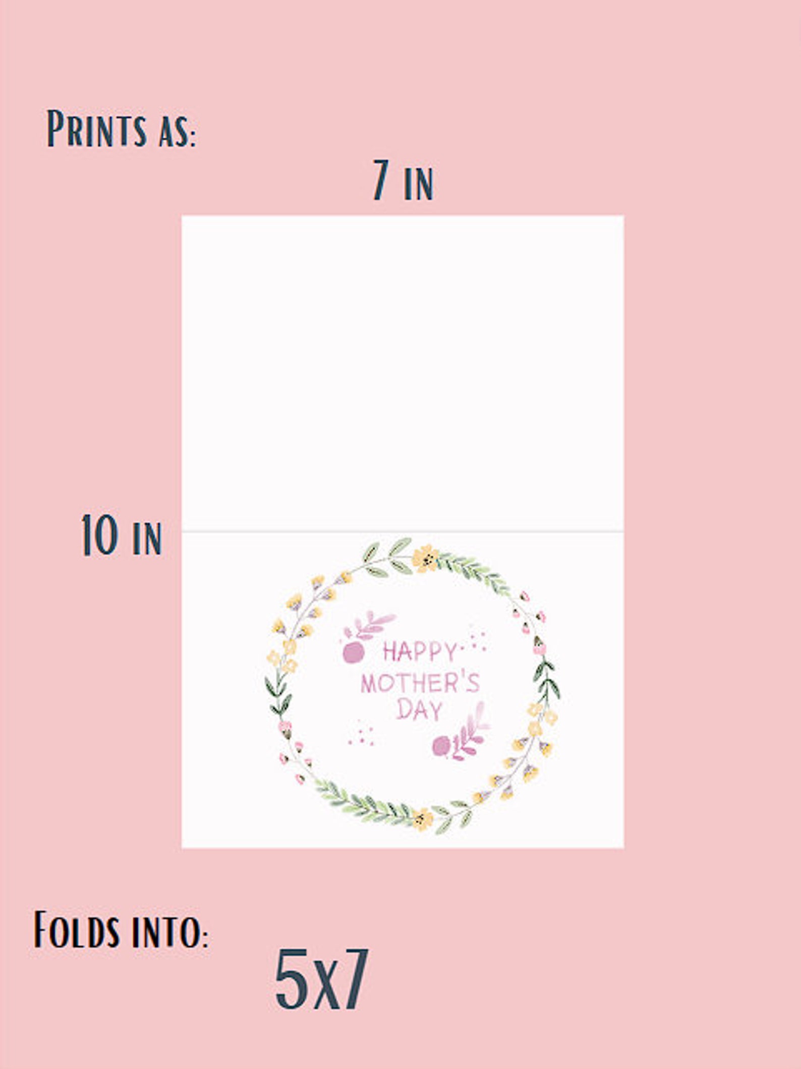 Digital Mother's Day Card, Printable Mother's Day Card, Digital ...
