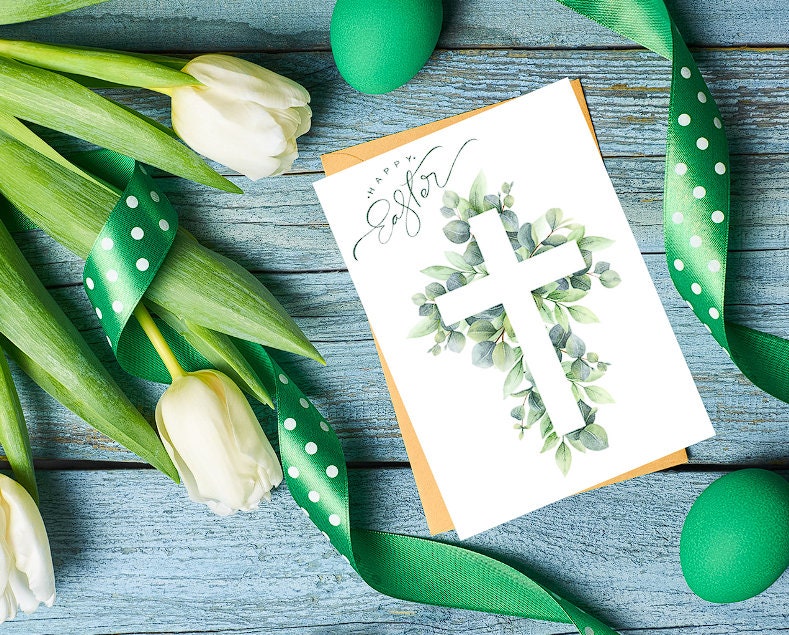Digital Printable Easter Card, Printable Card, Digital Card, Digital ...