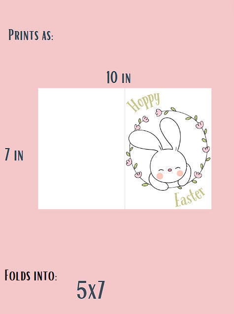 Digital Printable Easter Card, Printable Card, Digital Card, Digital ...