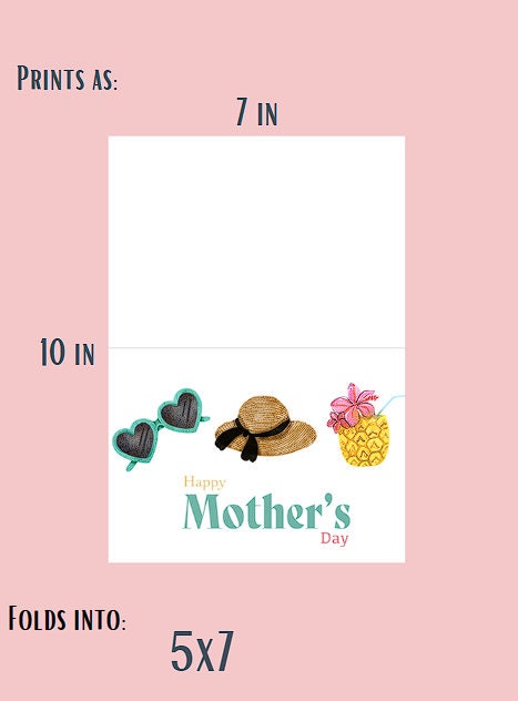 Digital Mother's Day Card, Printable Mother's Day Card, Digital ...