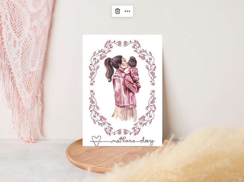 Printable Mother's Day Card, Printable Card, Digital Card, Digital ...