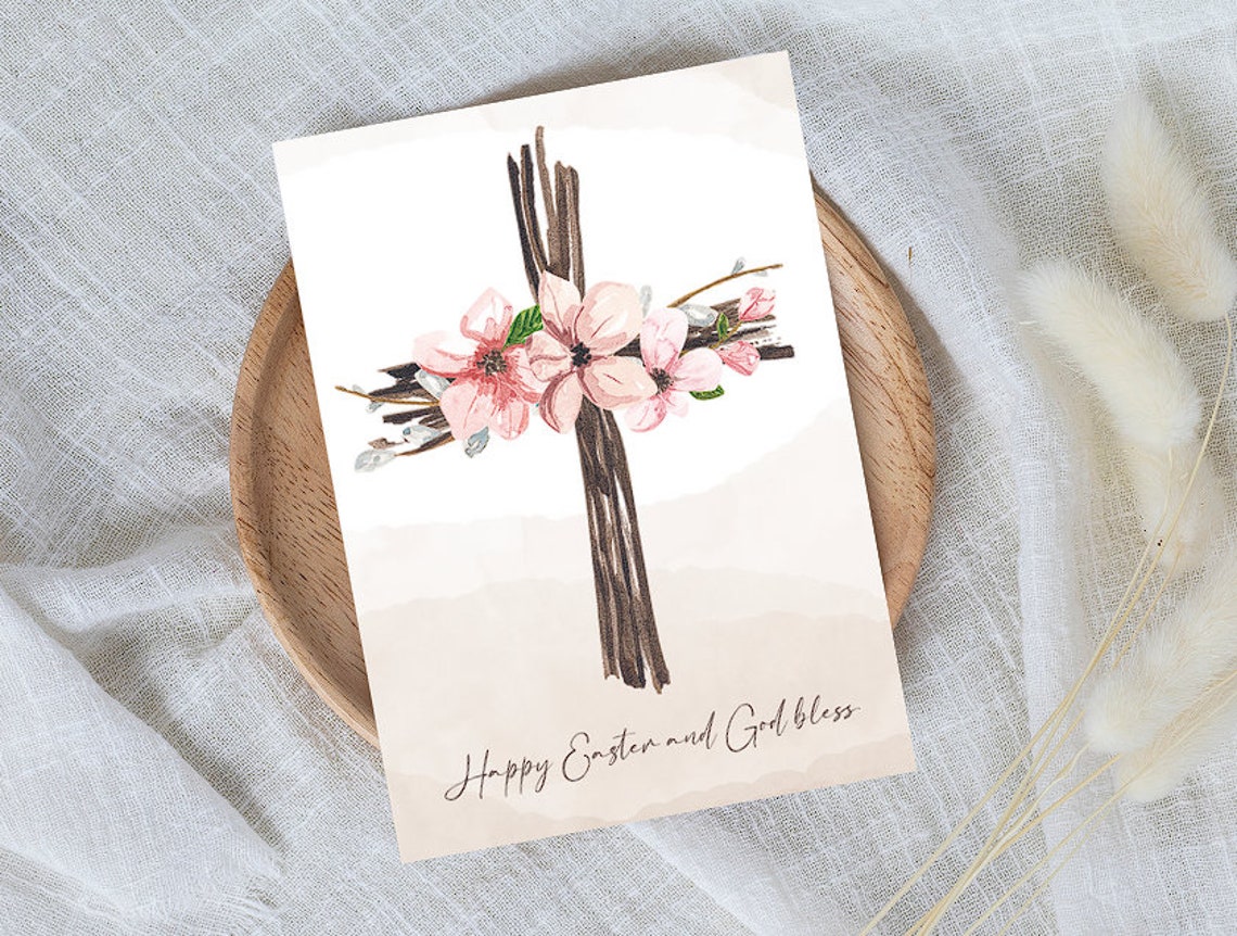 Digital Printable Easter Card, Printable Card, Digital Card, Digital ...