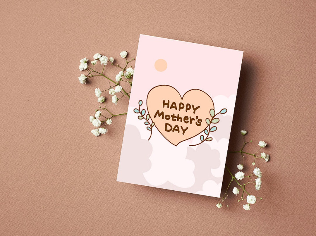 Digital Mother's Day Card, Printable Mother's Day Card, Digital ...
