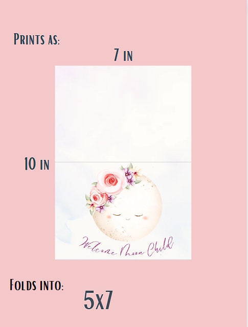 Digital Baby Shower Card, Printable Baby Shower Card, Printable Card ...