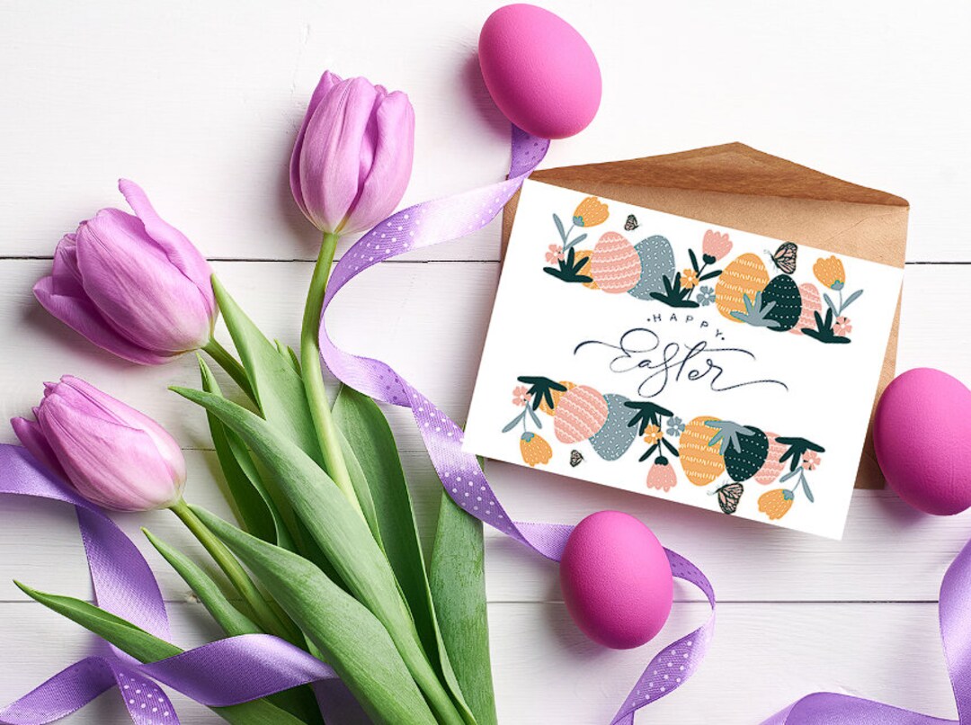 Printable Easter Card, Printable Card, Digital Card, Happy Easter ...