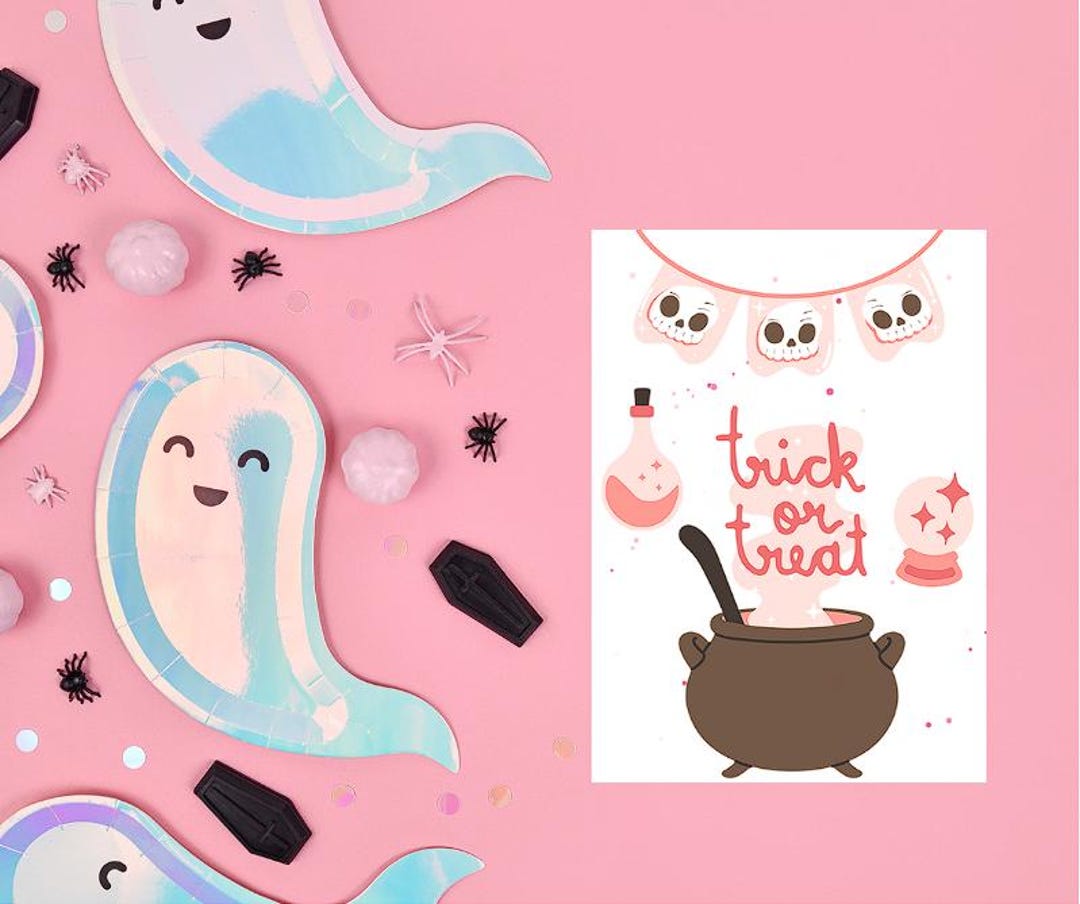 Digital Halloween Card, Printable Card, Halloween Card, Happy Halloween ...