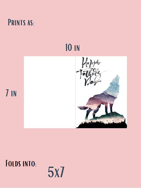 Digital Father's Day Card, Printable Card, Fathers Day Card, Card for ...