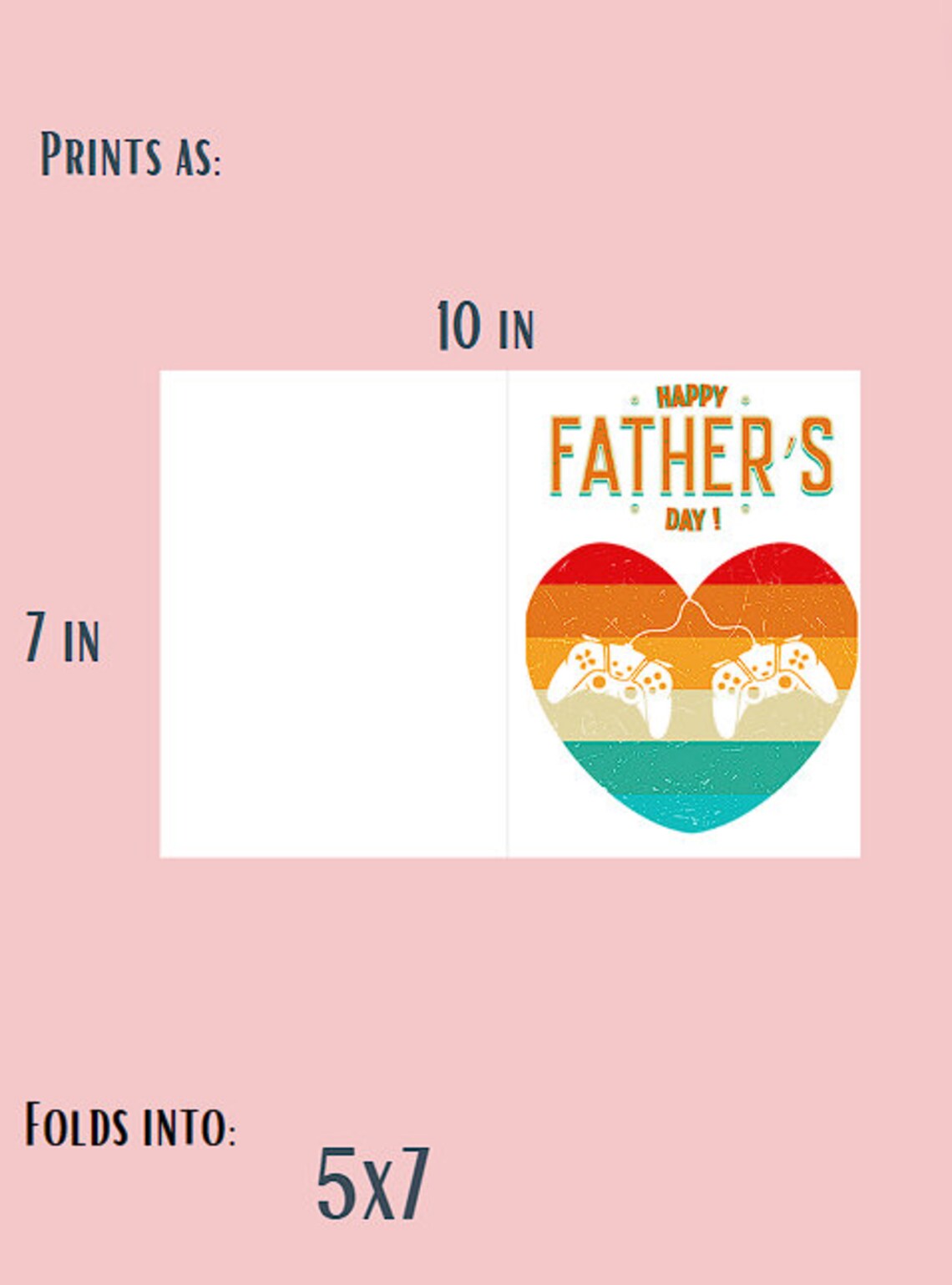 Digital Father's Day Card, Fathers Day Card, Printable Card, Gamer Card ...