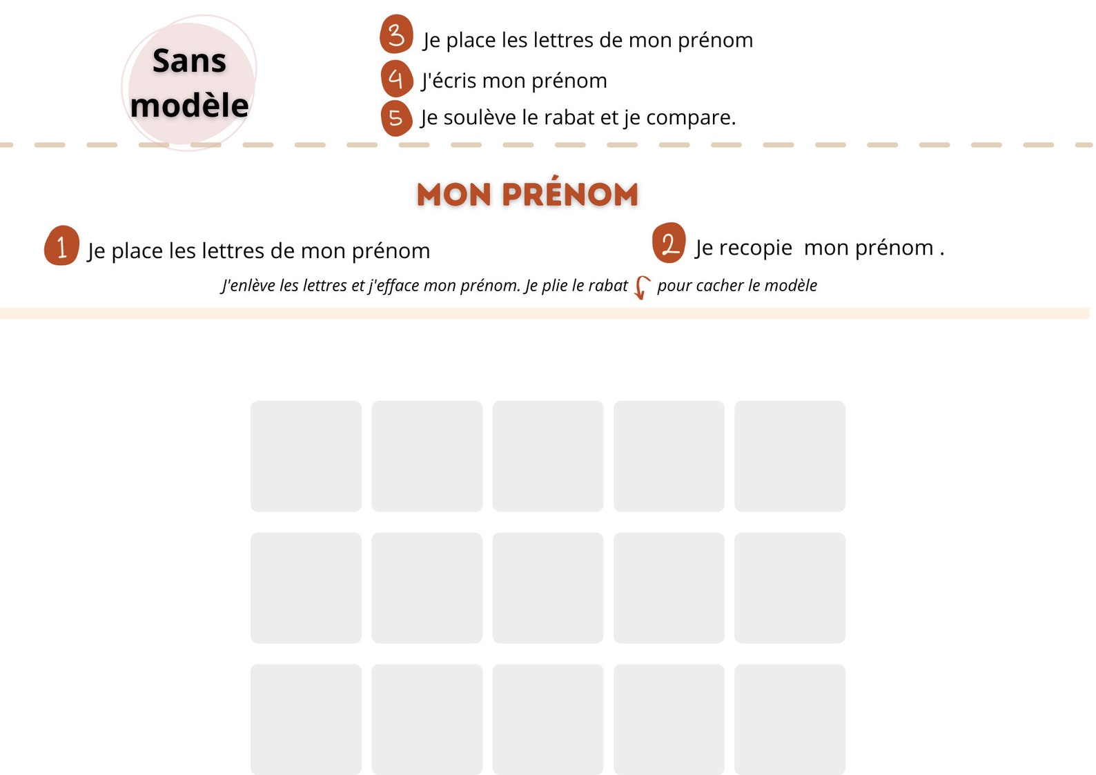 Kit Montessori apprendre à écrire son prénom en capitales - Etsy France