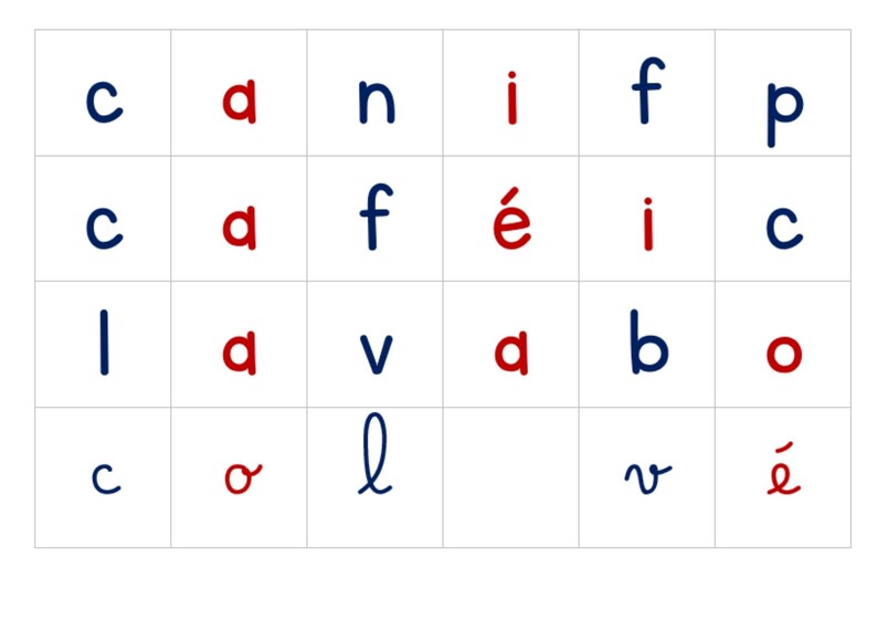 Dictée Muette Série Rose Montessori 2 - Etsy France