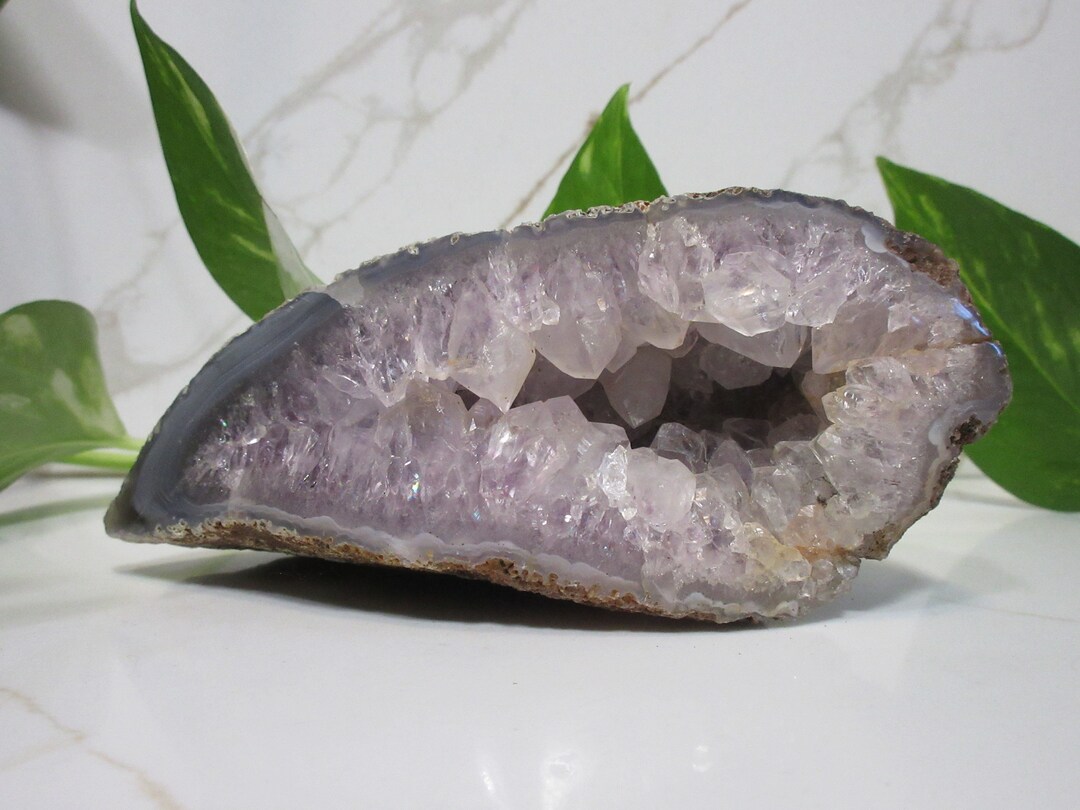 Orcas Agate Crystal Cluster Orca Agate Geode Gemstone Geode - Etsy