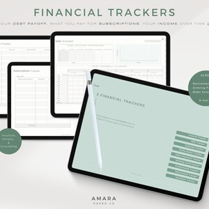 Digital Budget Planner Goodnotes Printable Notability Monthly Budget ...