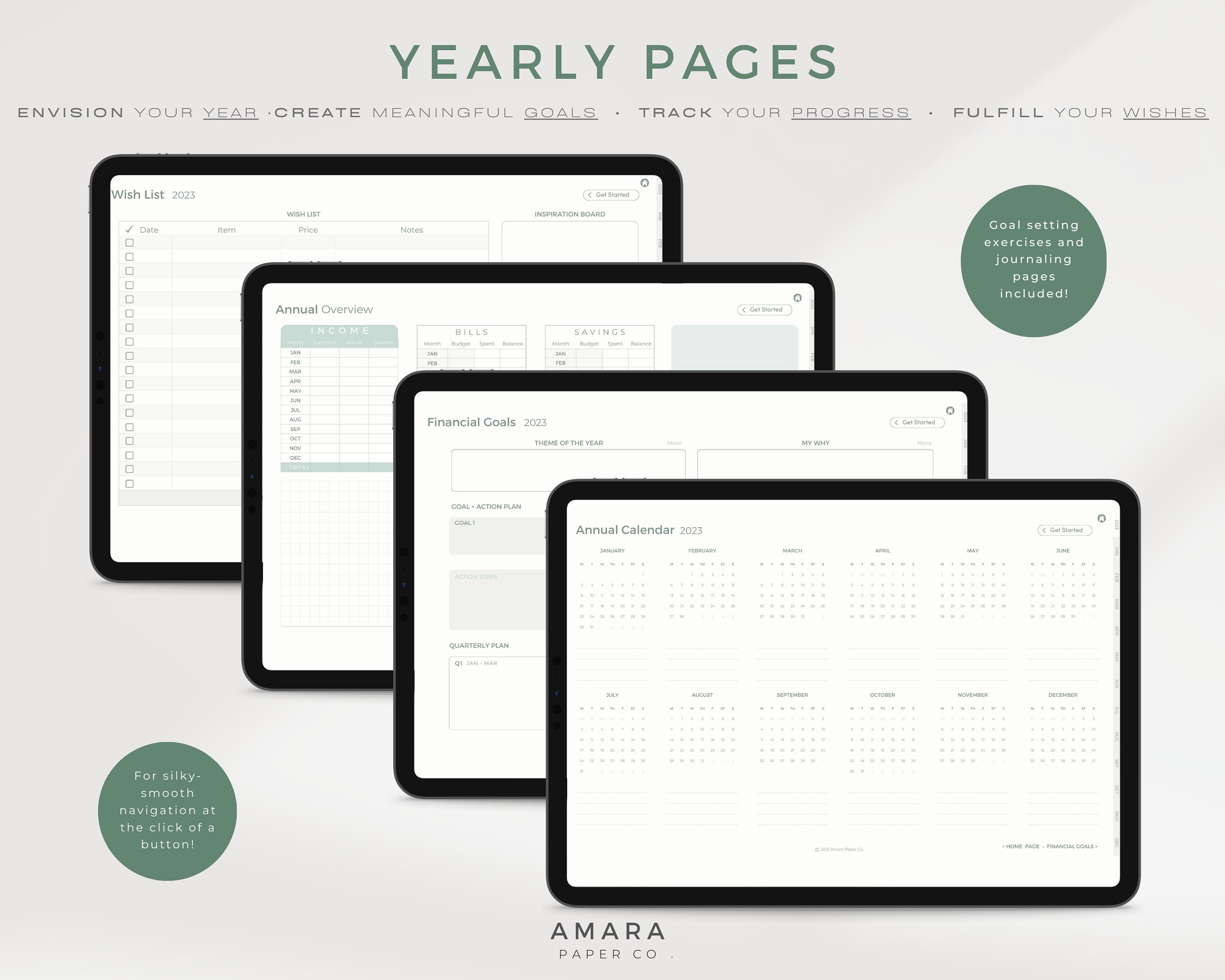 Digital Budget Planner Goodnotes Printable Notability Monthly Budget ...