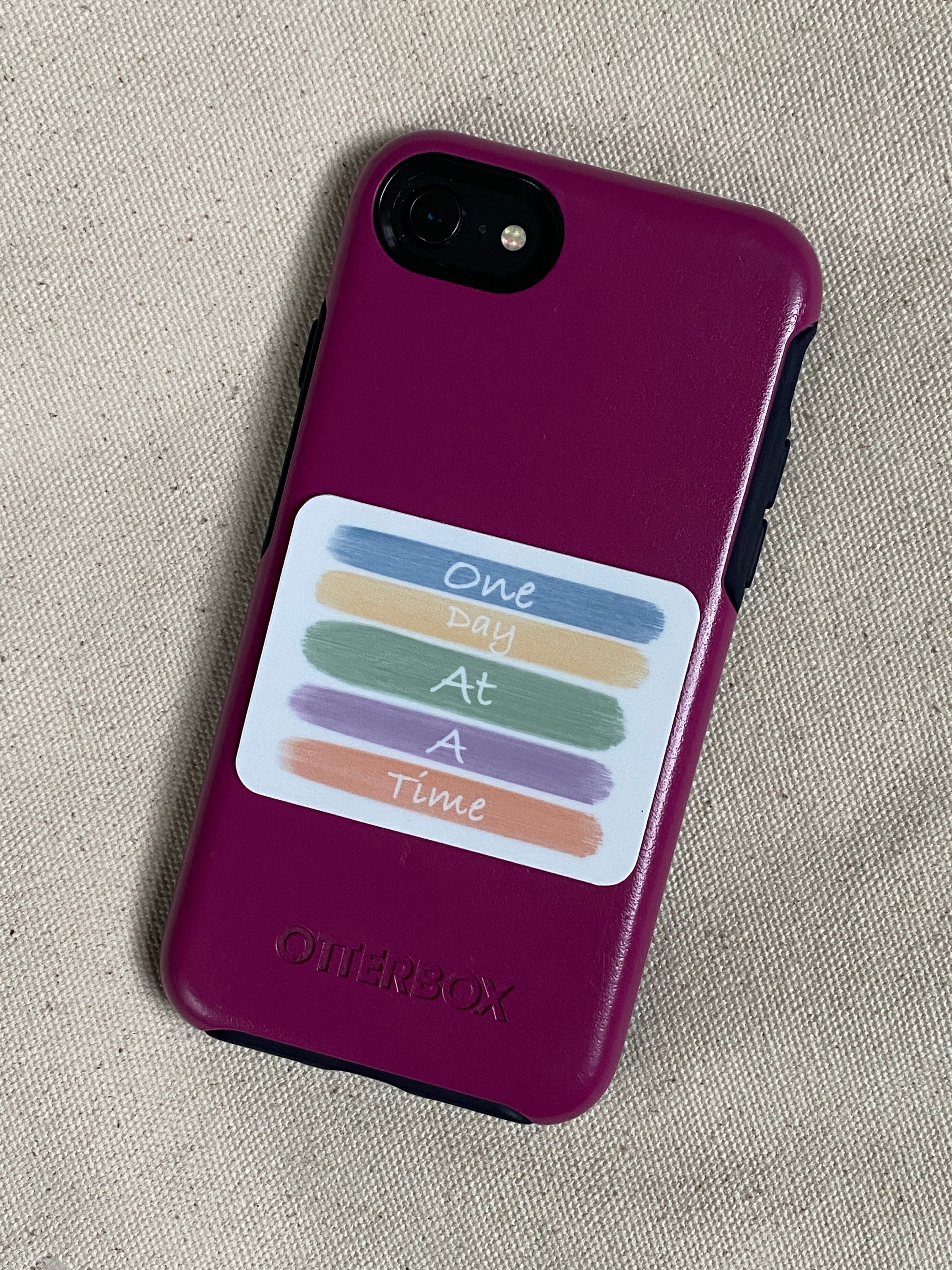 One Day at a Time Vinyl Sticker/matte Weatherproof/decal - Etsy