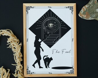 Tarot Poster the Fool Wall Art - Etsy