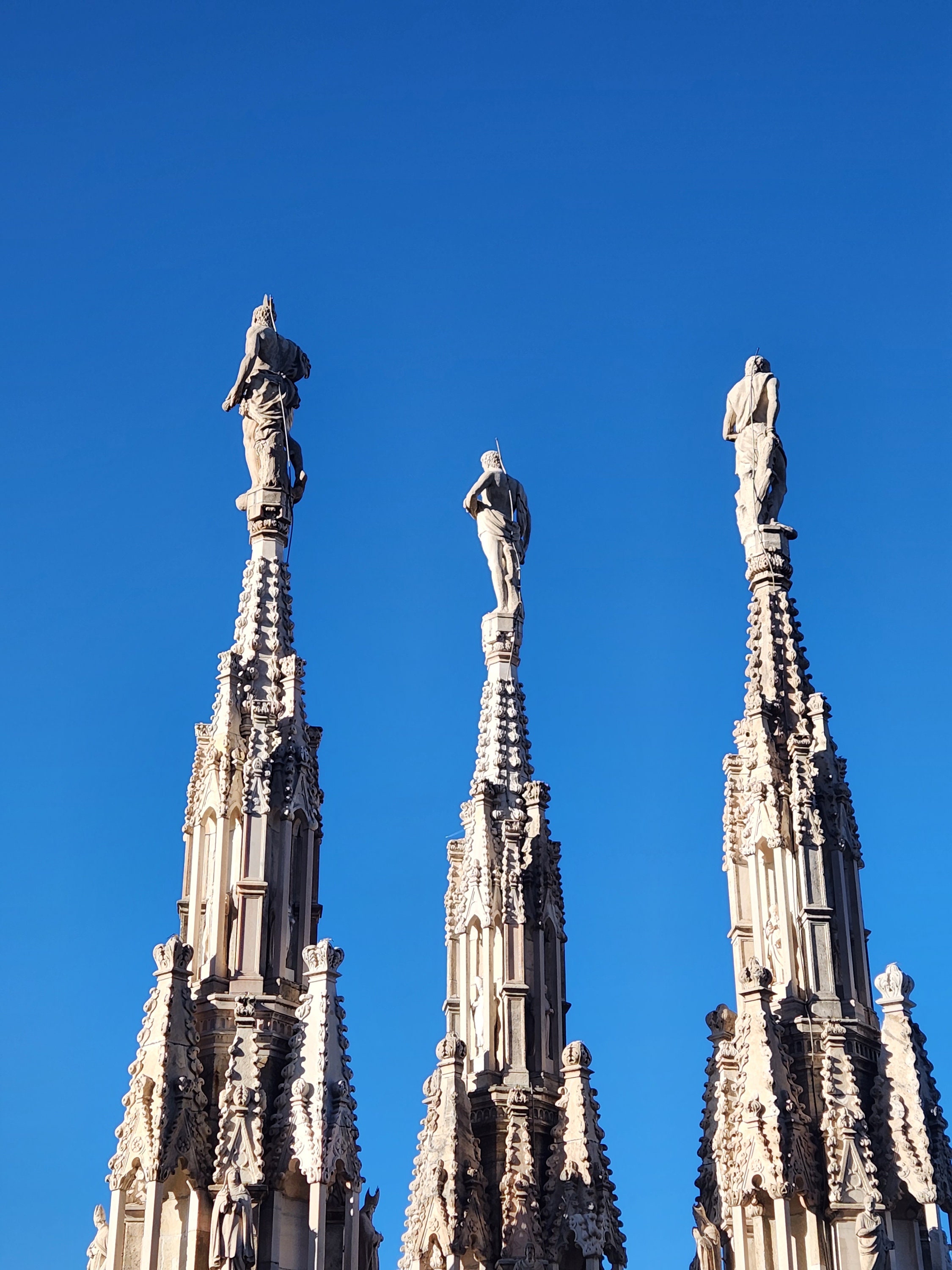 Duomo Di Milano Spires, Photo of the Cathedral and Italian Sky, Wall ...